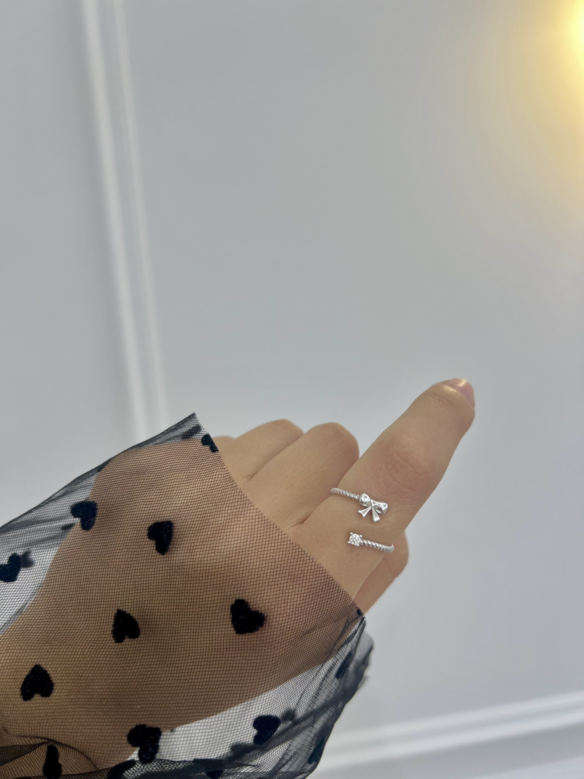 925SS Ribbon simple ring - THE GEM SPOT