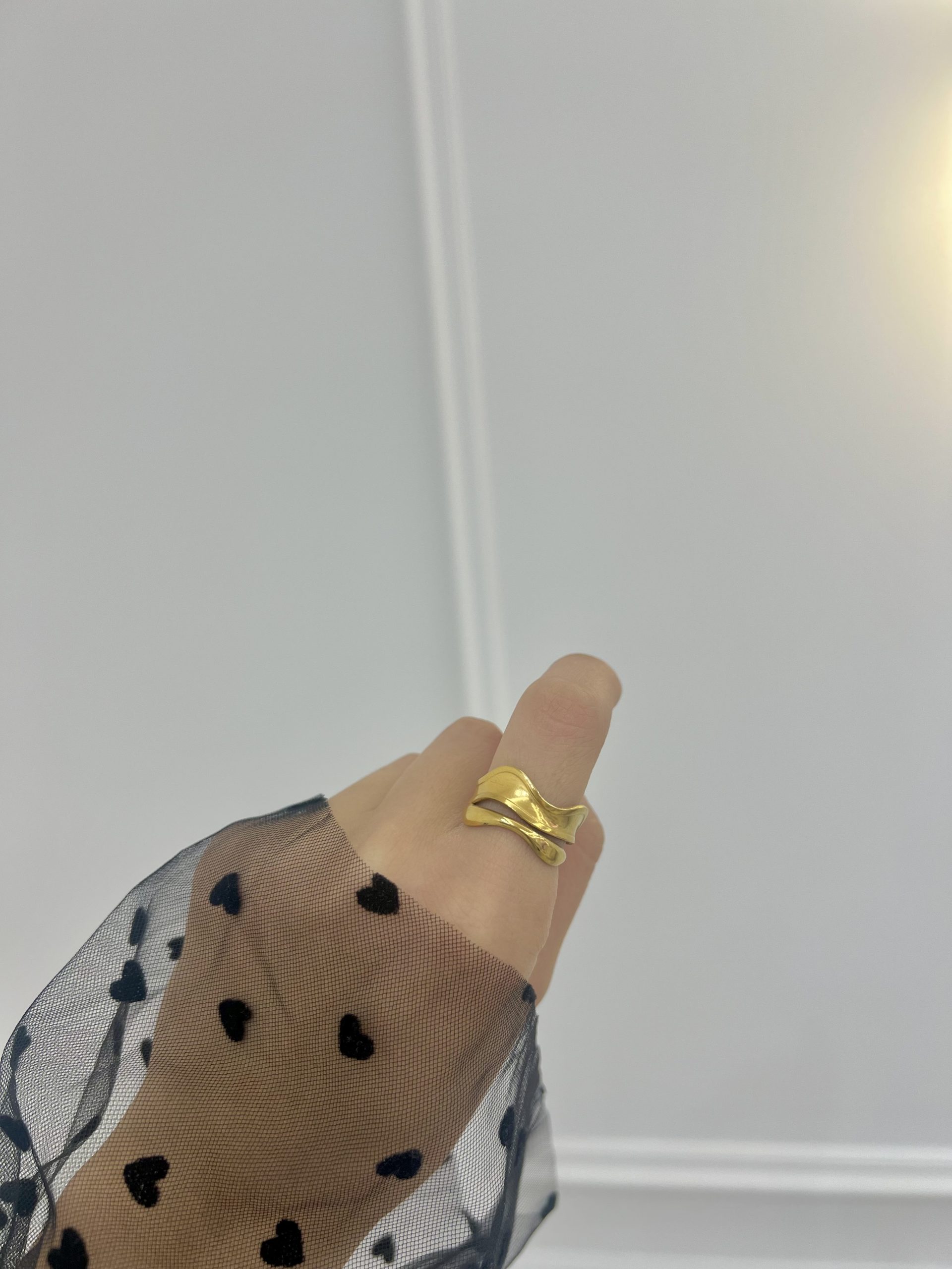 Big waves gold ring - THE GEM SPOT